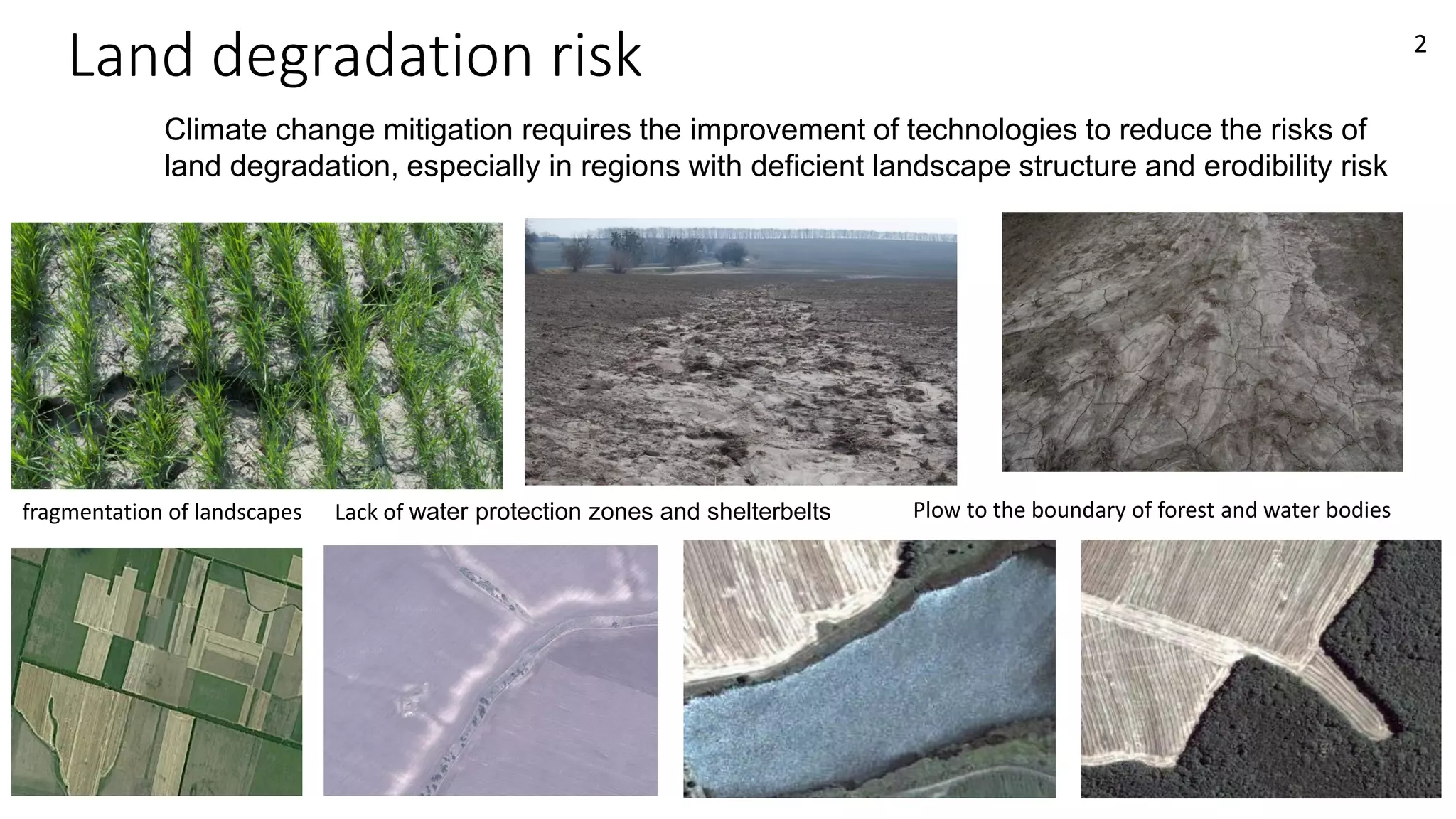 Land degradation risk assesment with remote sensing presentation | PDF