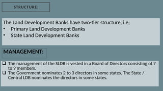 LAND DEVELOPMENT BANKS , AGRI FINANCE.pptx