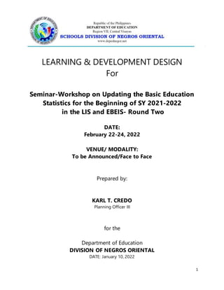 L and d for plannning | PDF