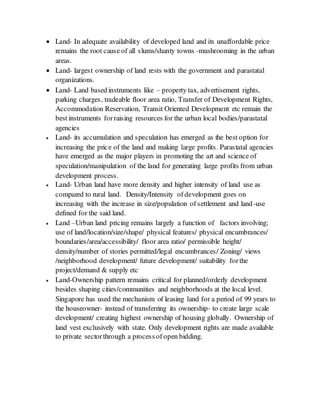 Land Role, Importance and Implications for Human Living and ...