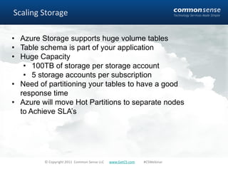 Leverage Azure and SQL Azure to build SaaS applications | PPT