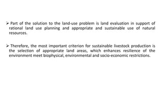 land evaluation for livestock production.pptx