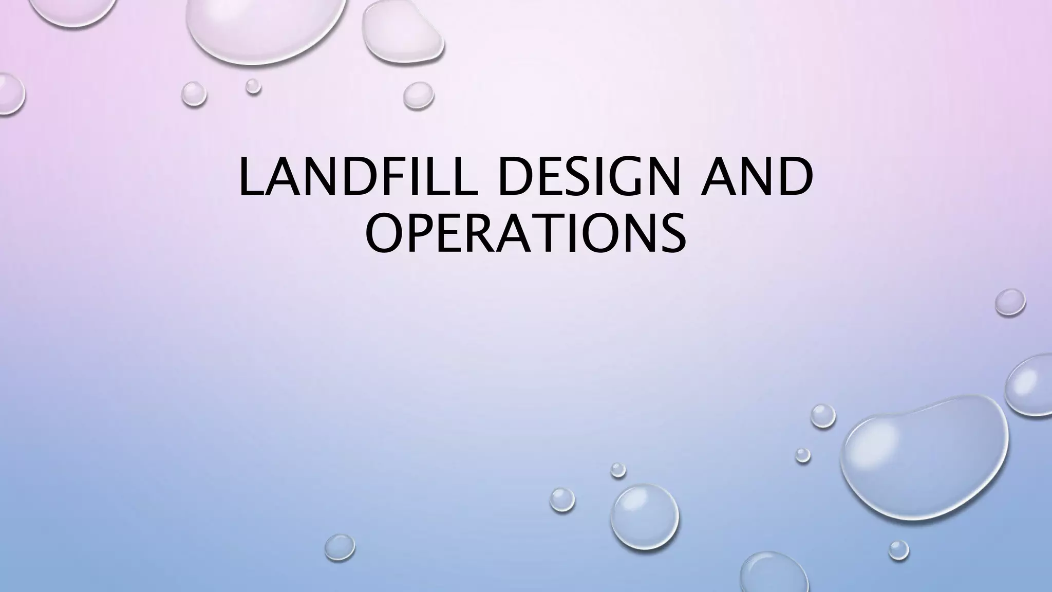 Landfill | PPTX