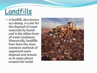 Landfills | PPTX