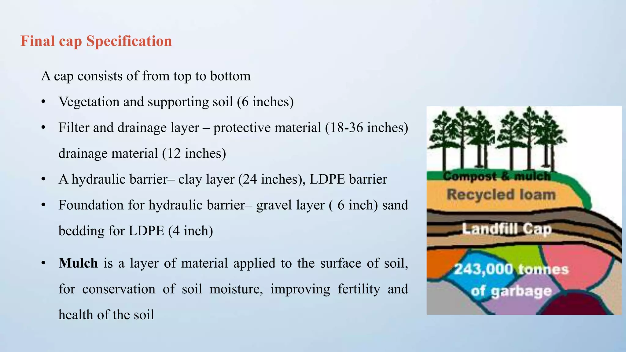 Landfill design and operation | PPTX