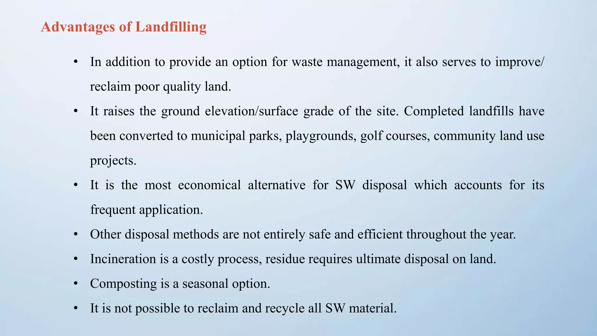 Landfill design and operation | PPTX