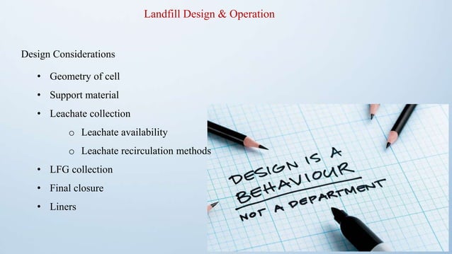 Landfill design and operation | PPTX