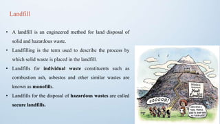 Landfill design and operation | PPTX
