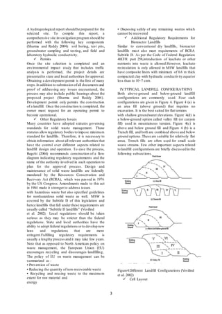 Landfill design and operation | DOCX | Environmental Services Industry ...