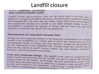 Solid Waste management: landfilling methods.pptx