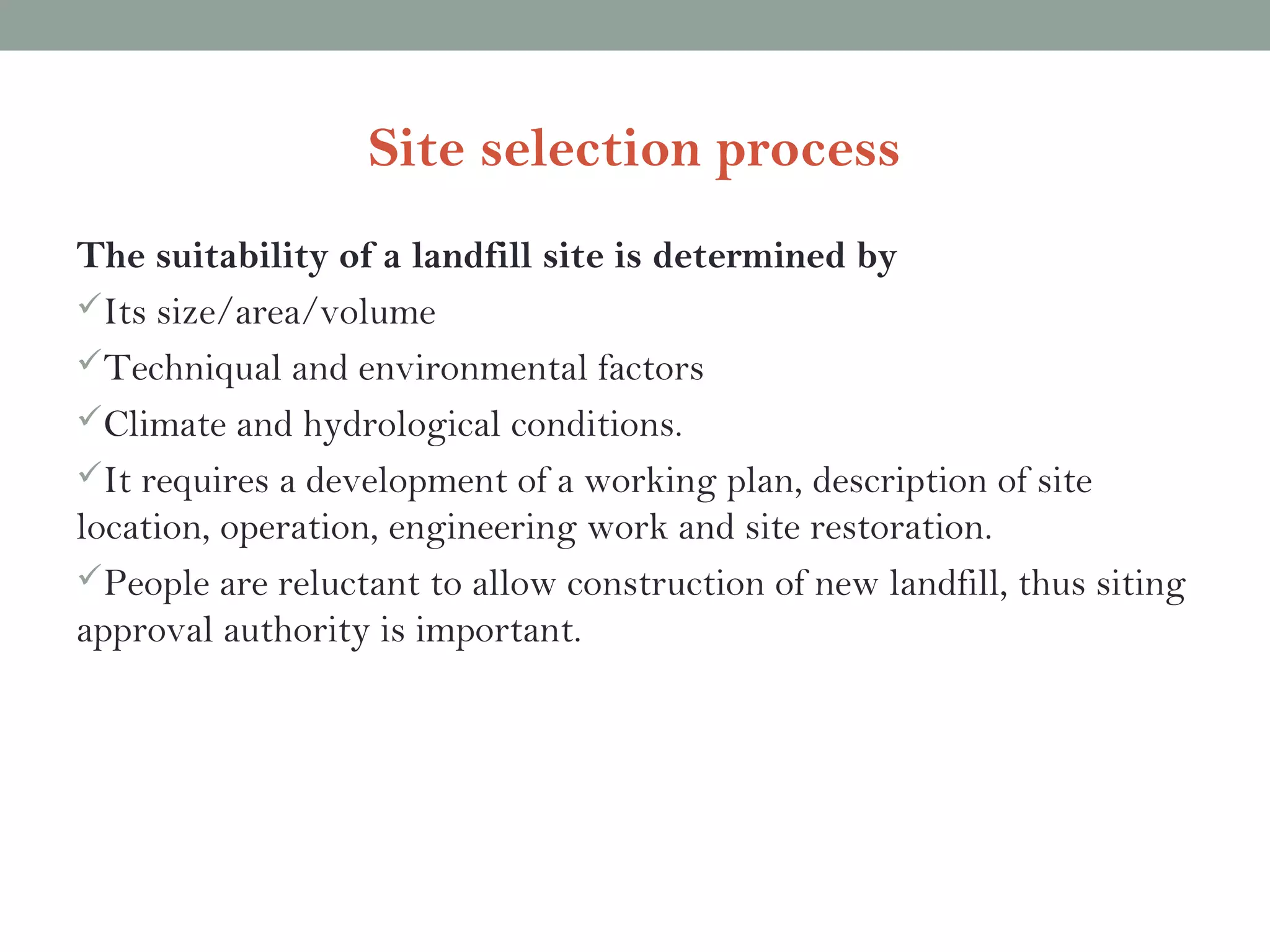 Landfilling | PPT