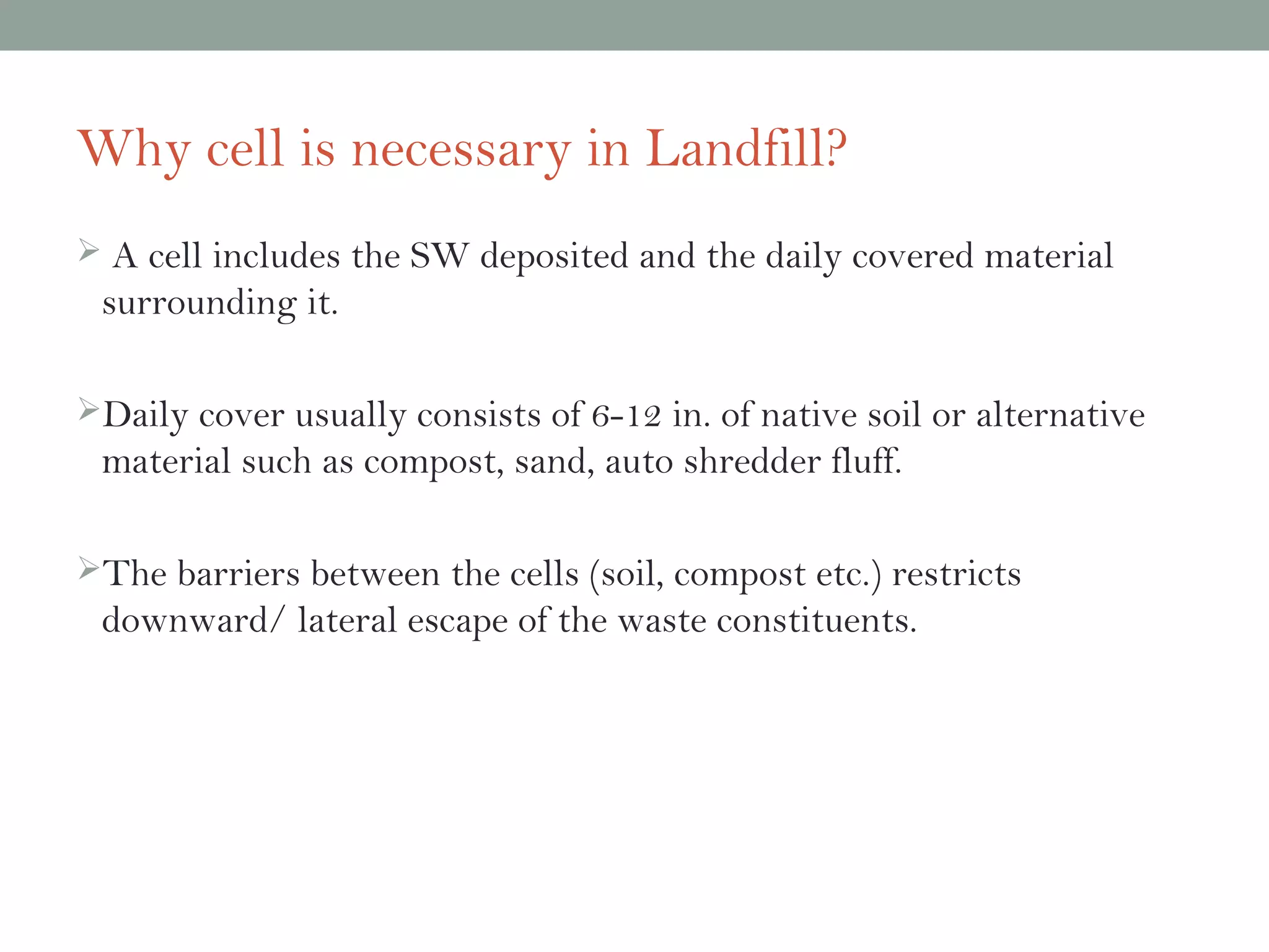Landfilling | PPT