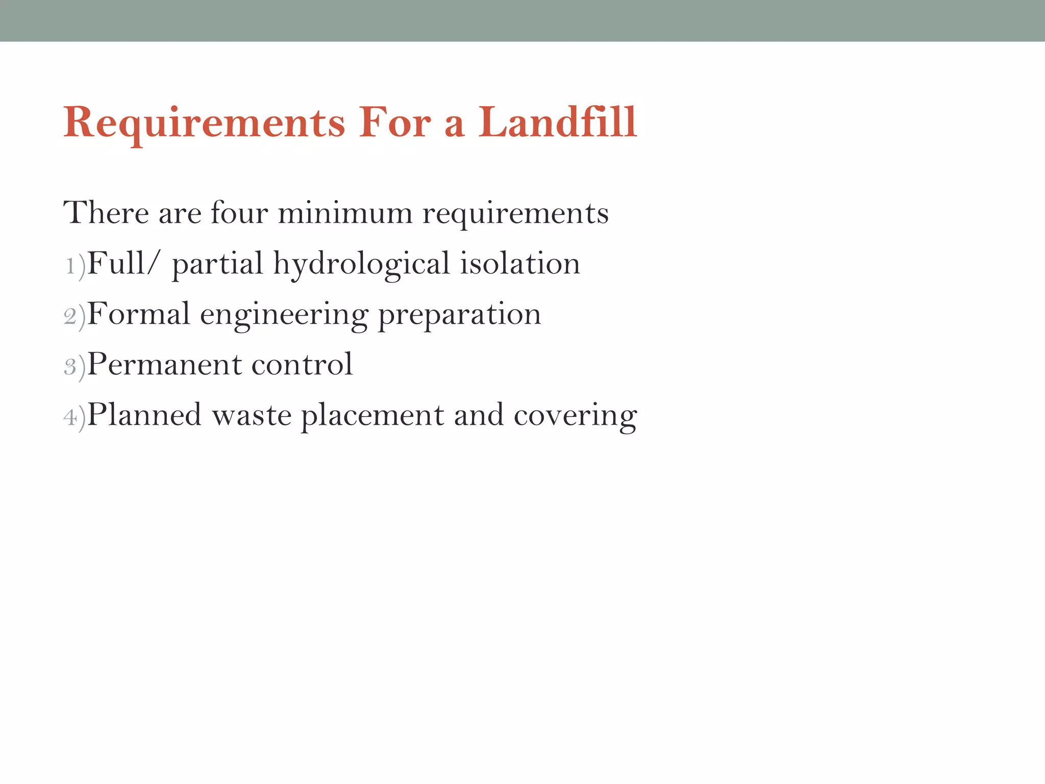 Landfilling | PPT