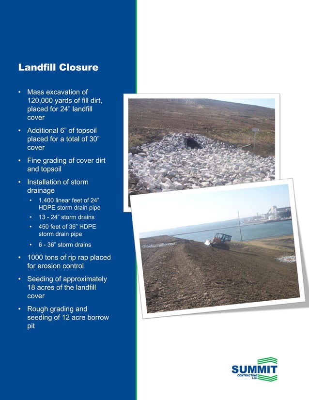 Landfill projects | PDF | Developmental Sites | Real Estate