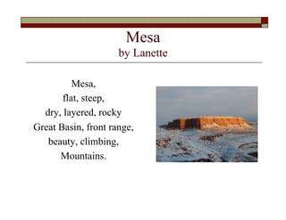 Landform poetry | PPT