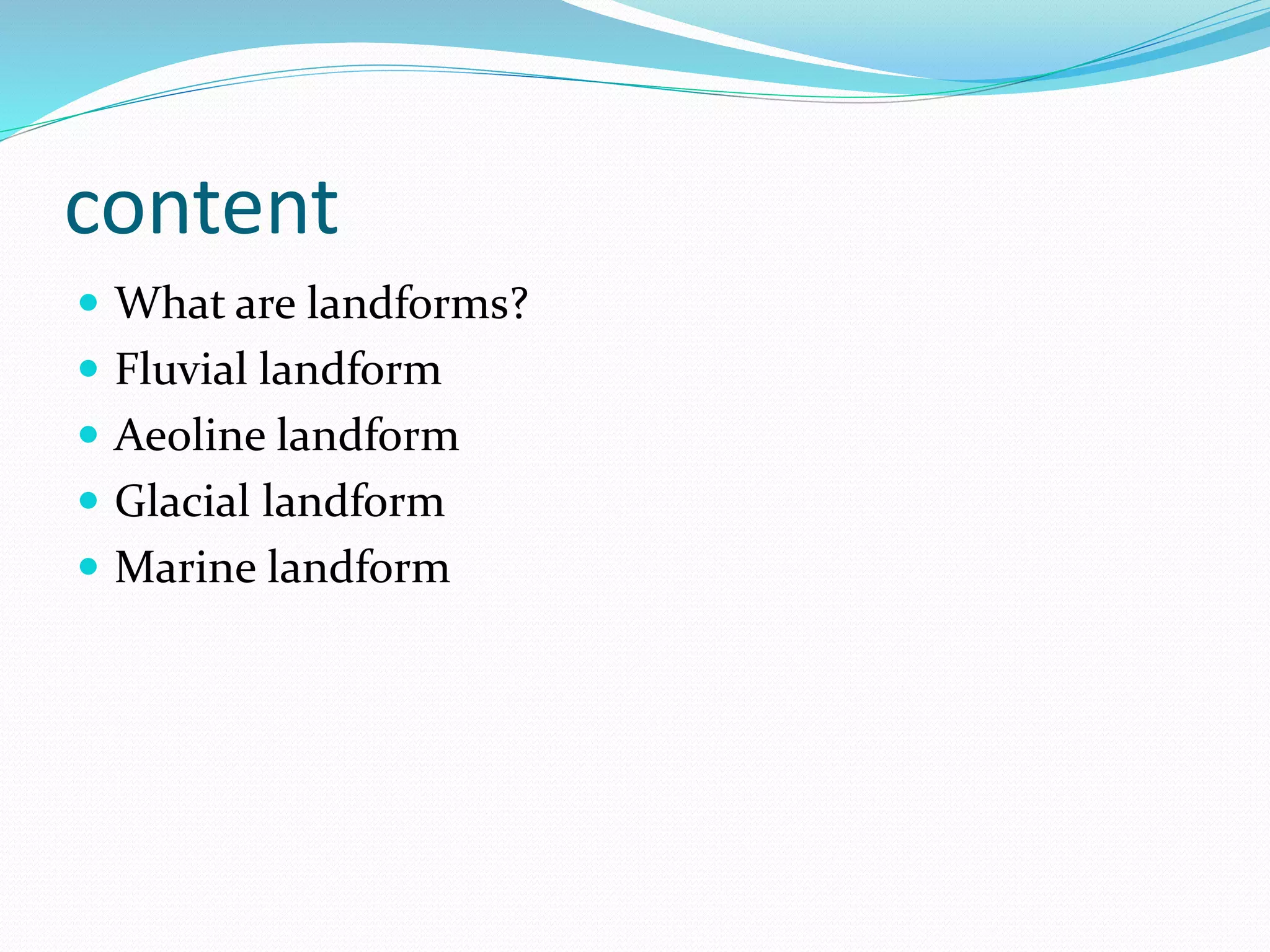 Landform characterization through satellite image | PPTX