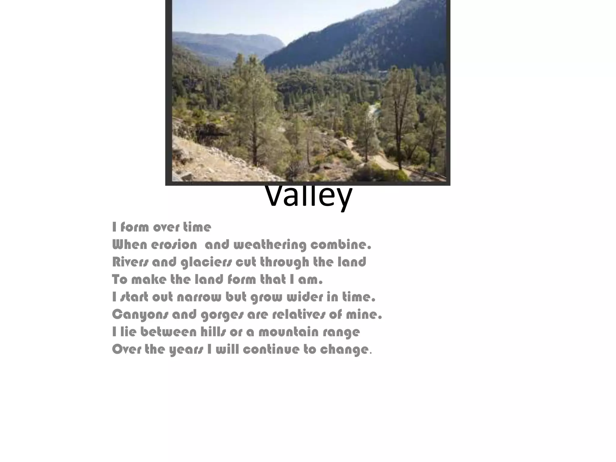 Landform poems. blt style | PPTX