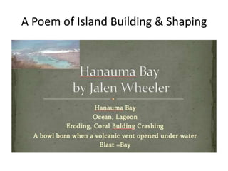 Landform poems. blt style | PPTX