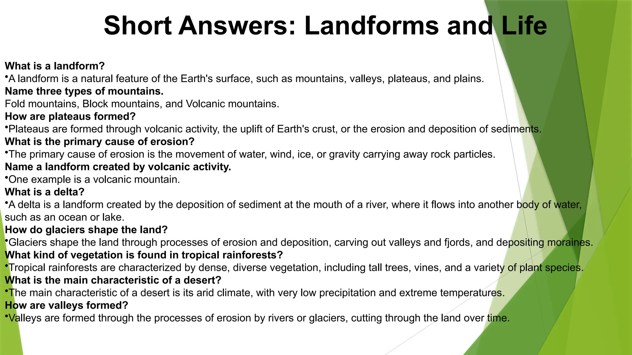 Landform Quiz for students of geography.pptx