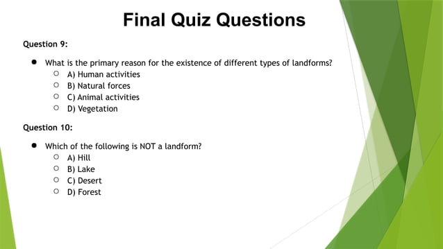 Landform Quiz for students of geography.pptx