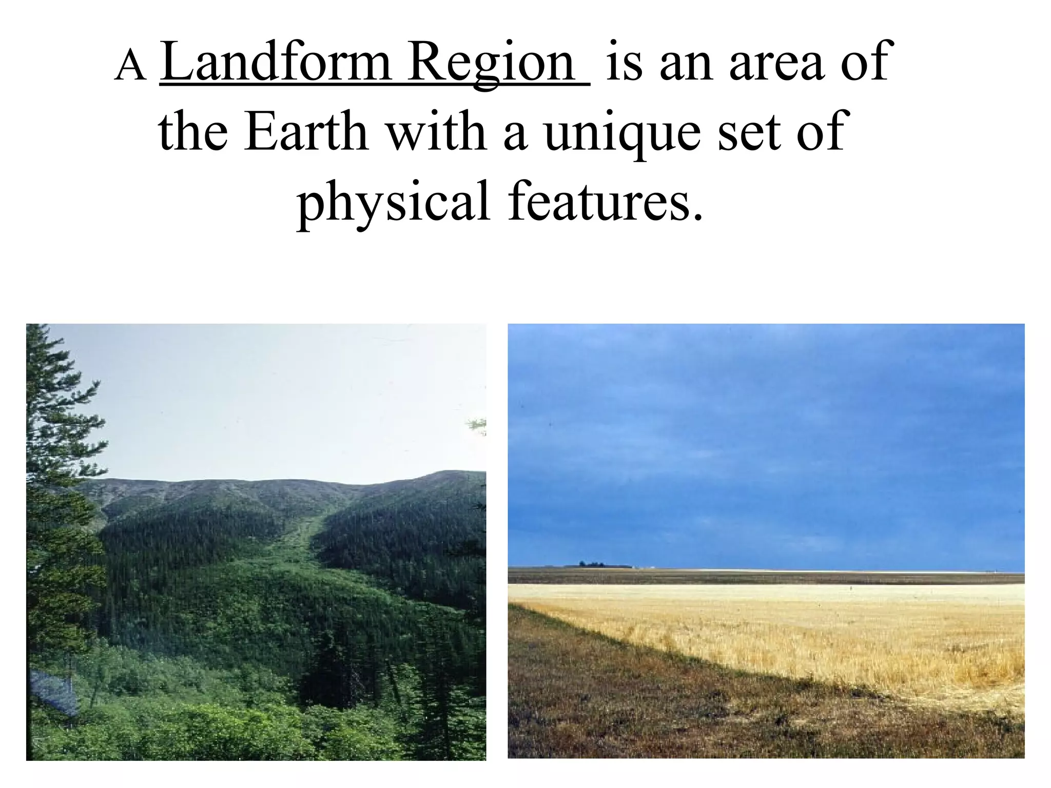 Landform regions 4:5 | PPT