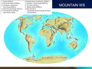 Landforms Notes on landforms & how they are created with visuals | PPT
