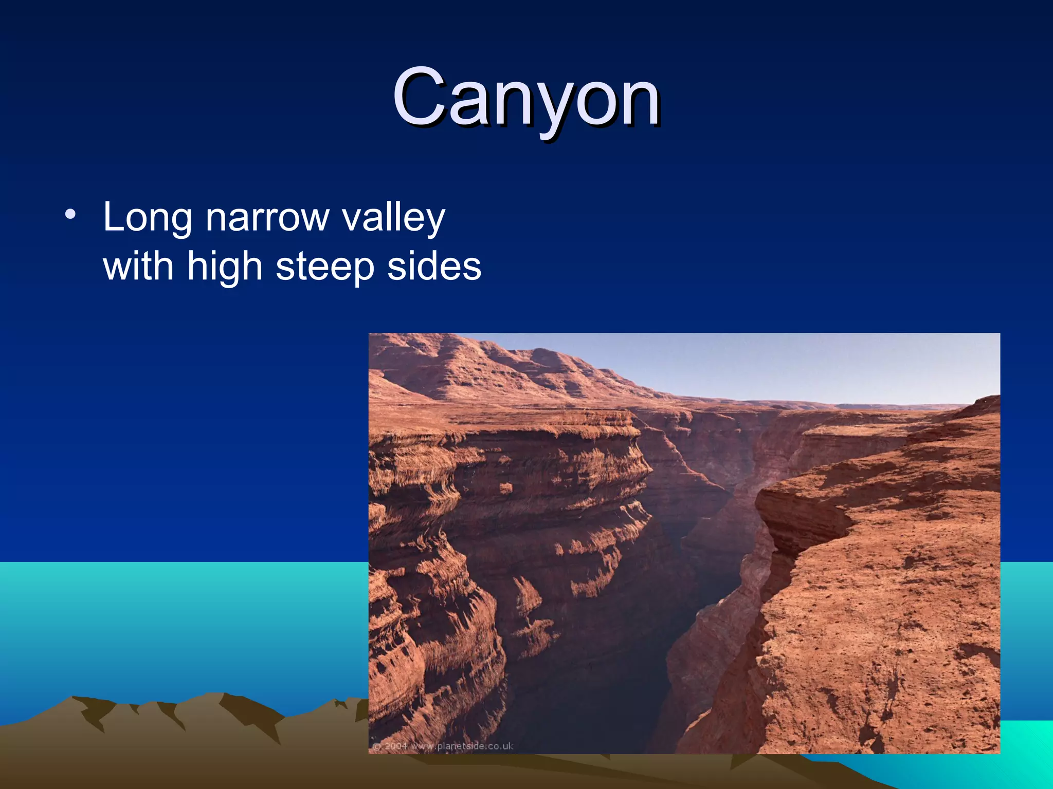 Landforms | PPT | Geography | Science