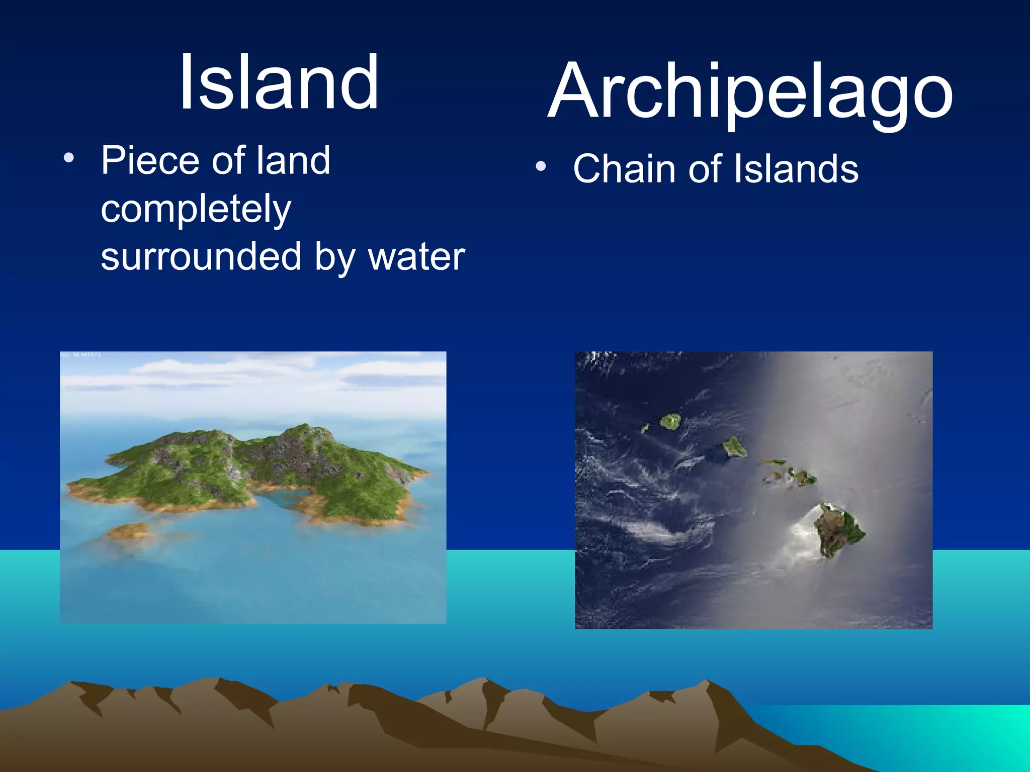 Landforms | PPT | Geography | Science
