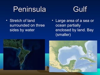 Landforms | PPT | Geography | Science