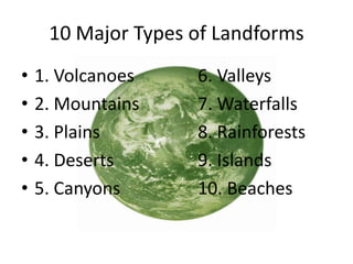 Landforms | PPTX