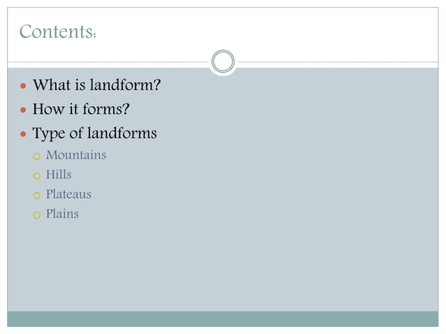 Landforms | PPTX