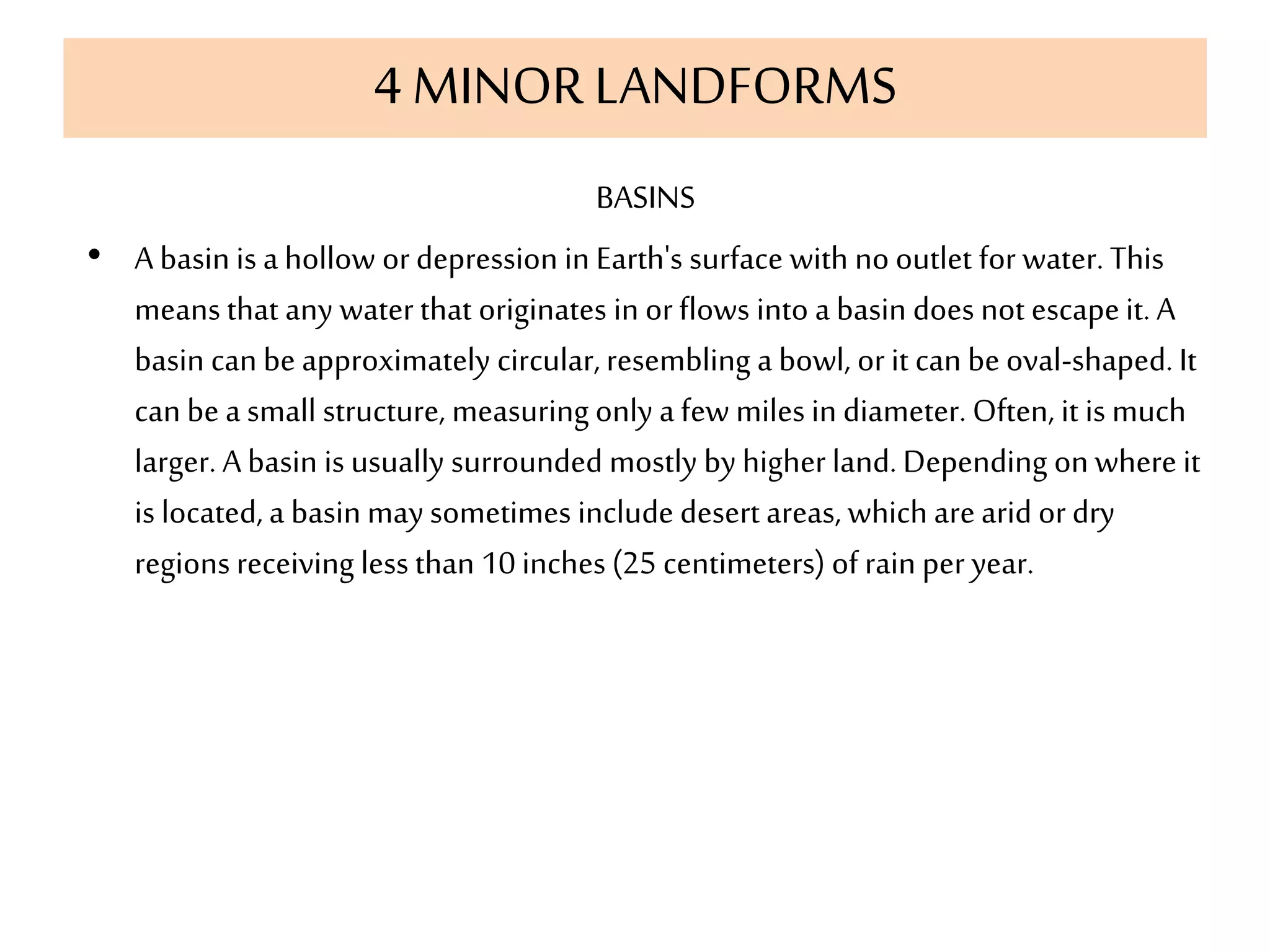 Landforms of the Earth | PPTX