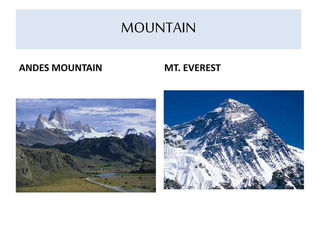 Landforms of the Earth | PPTX | Geography | Science