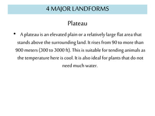 Landforms of the Earth | PPTX