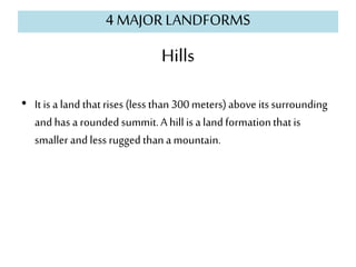 Landforms of the Earth | PPTX