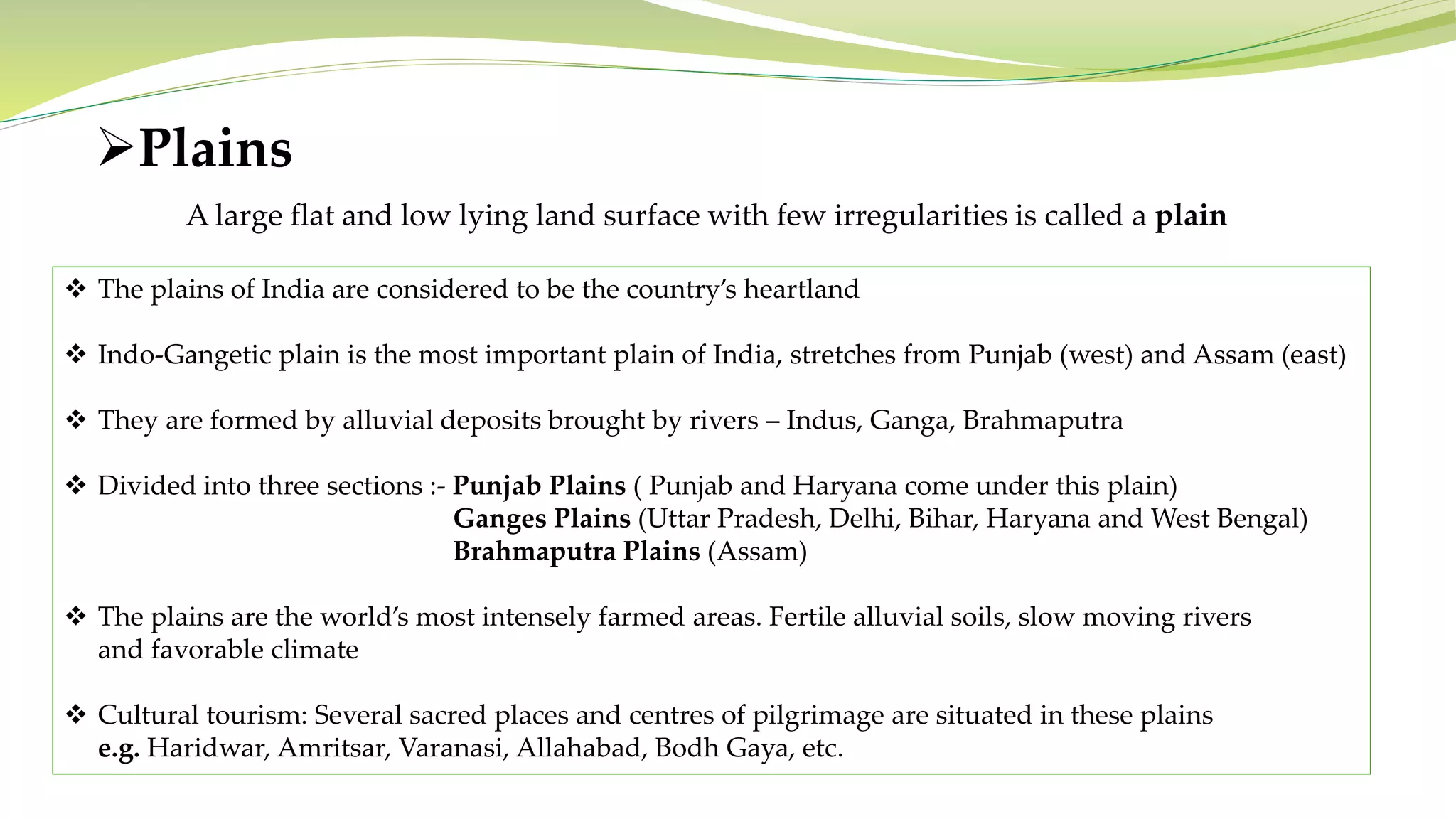 Landforms of India | PPTX