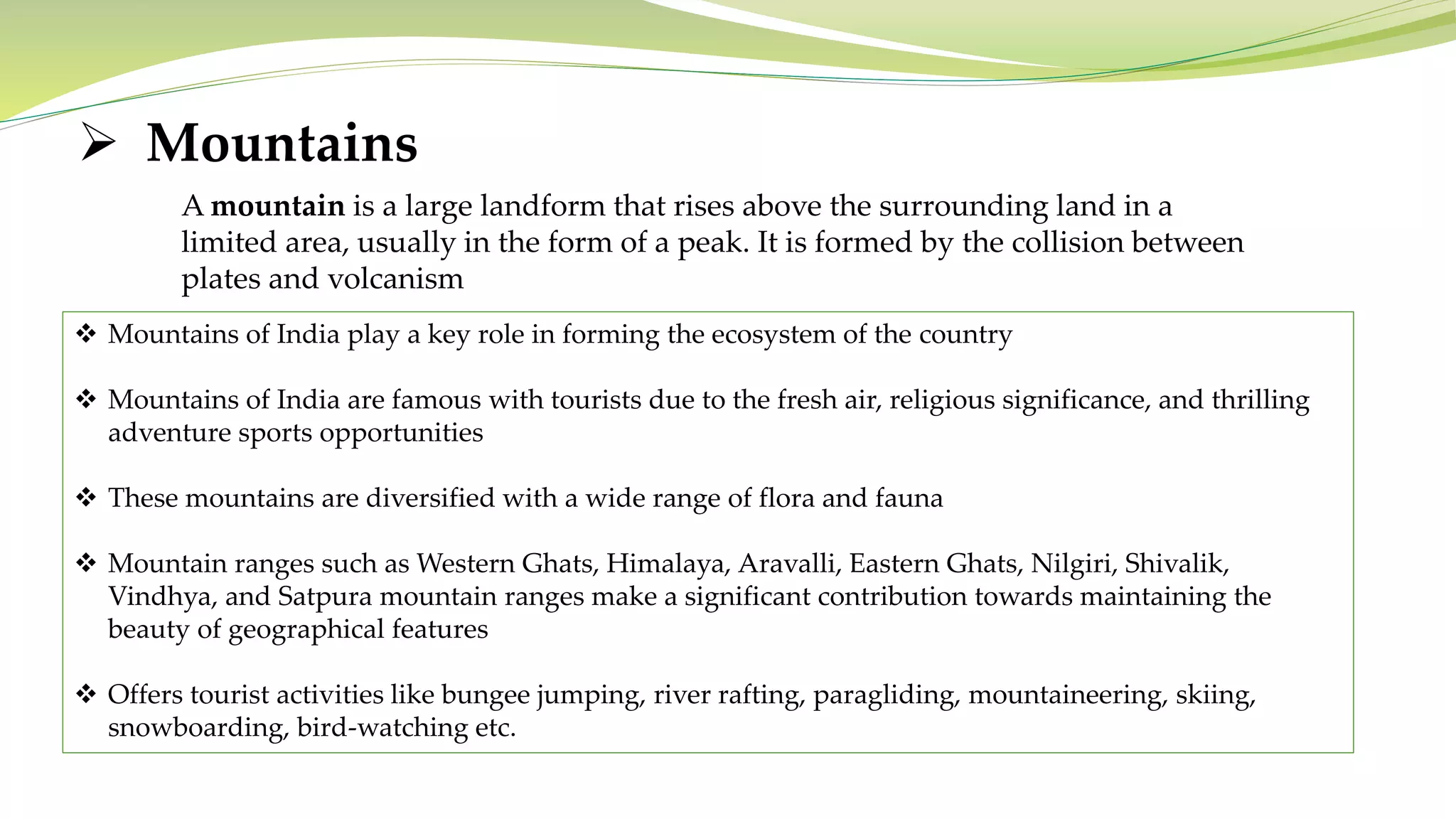 Landforms of India | PPTX