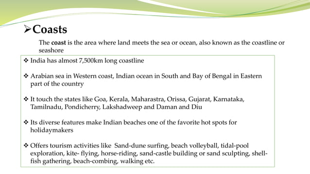 Landforms of India | PPTX | Asia Travel | Travel Locations