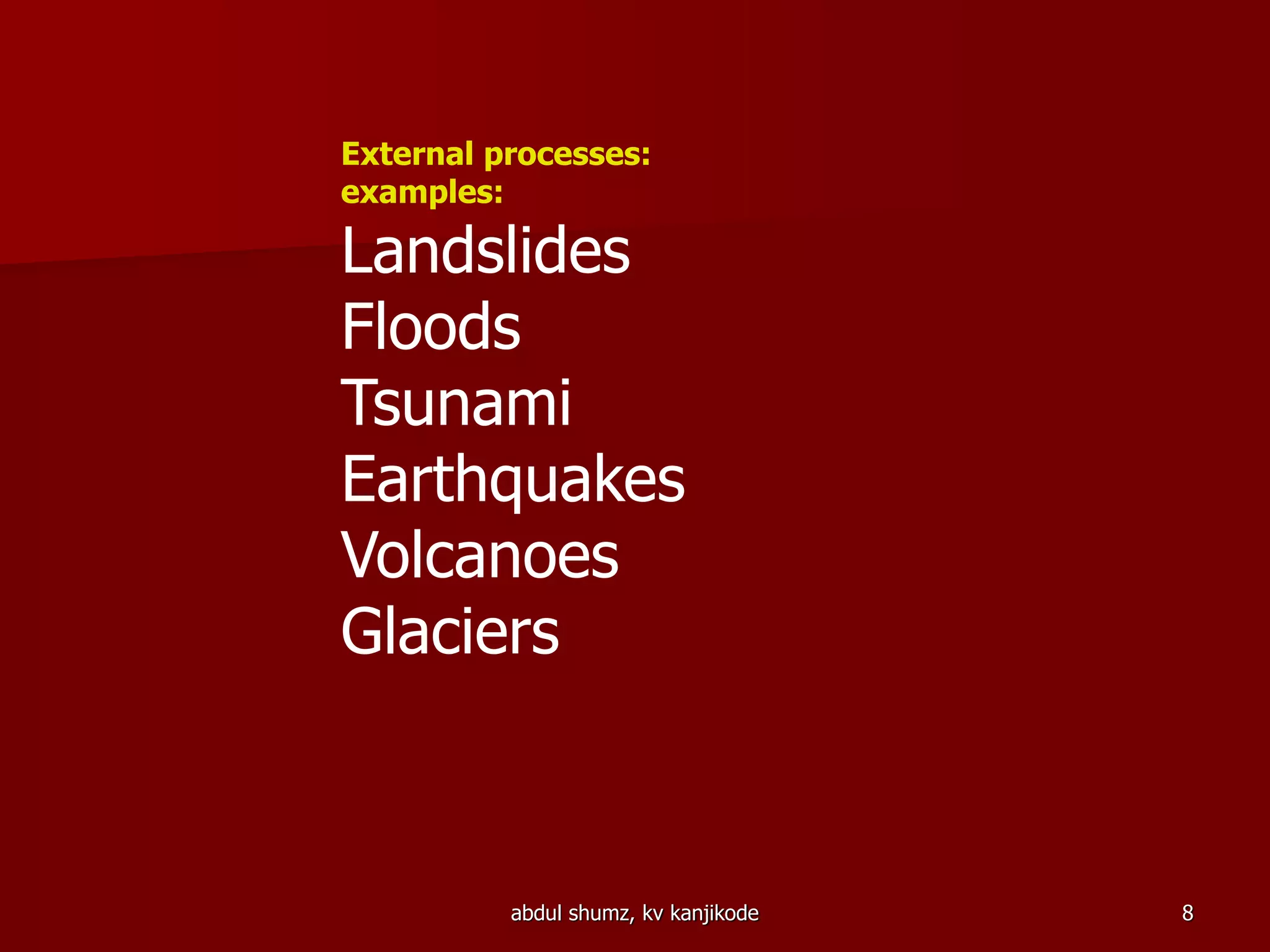 Major Landforms on Earth, Geography class 6 cbse | PDF