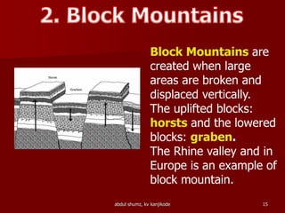 Major Landforms on Earth, Geography class 6 cbse | PDF