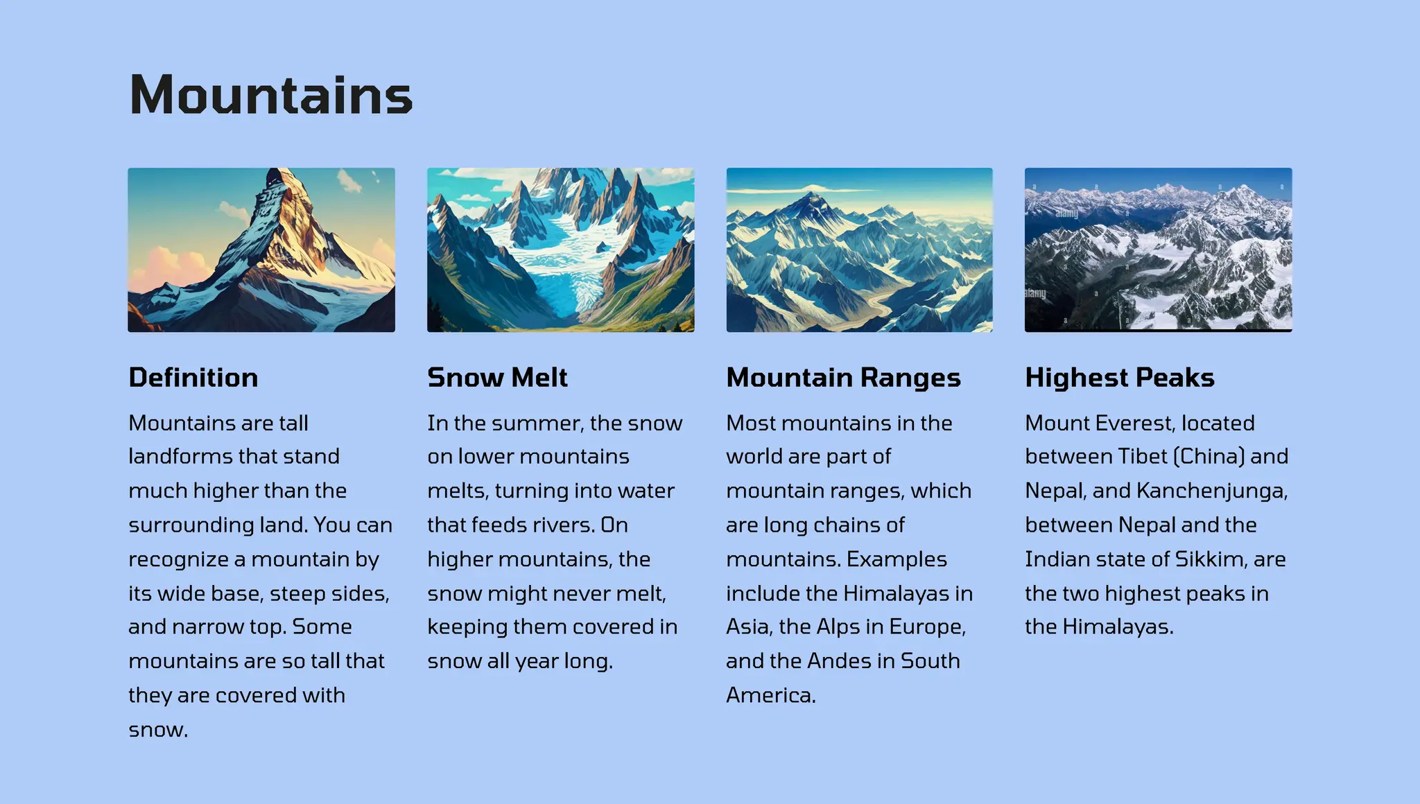 Landforms-And-Life (1).pdf detailed explanation ppt 6th class social | PDF
