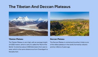 Landforms-And-Life (1).pdf detailed explanation ppt 6th class social | PDF