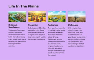 Landforms-And-Life (1).pdf detailed explanation ppt 6th class social | PDF