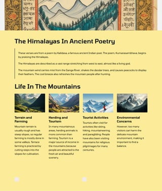 Landforms-And-Life (1).pdf detailed explanation ppt 6th class social | PDF