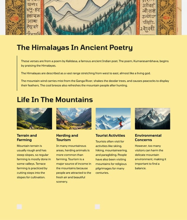 Landforms-And-Life (1).pdf detailed explanation ppt 6th class social ...