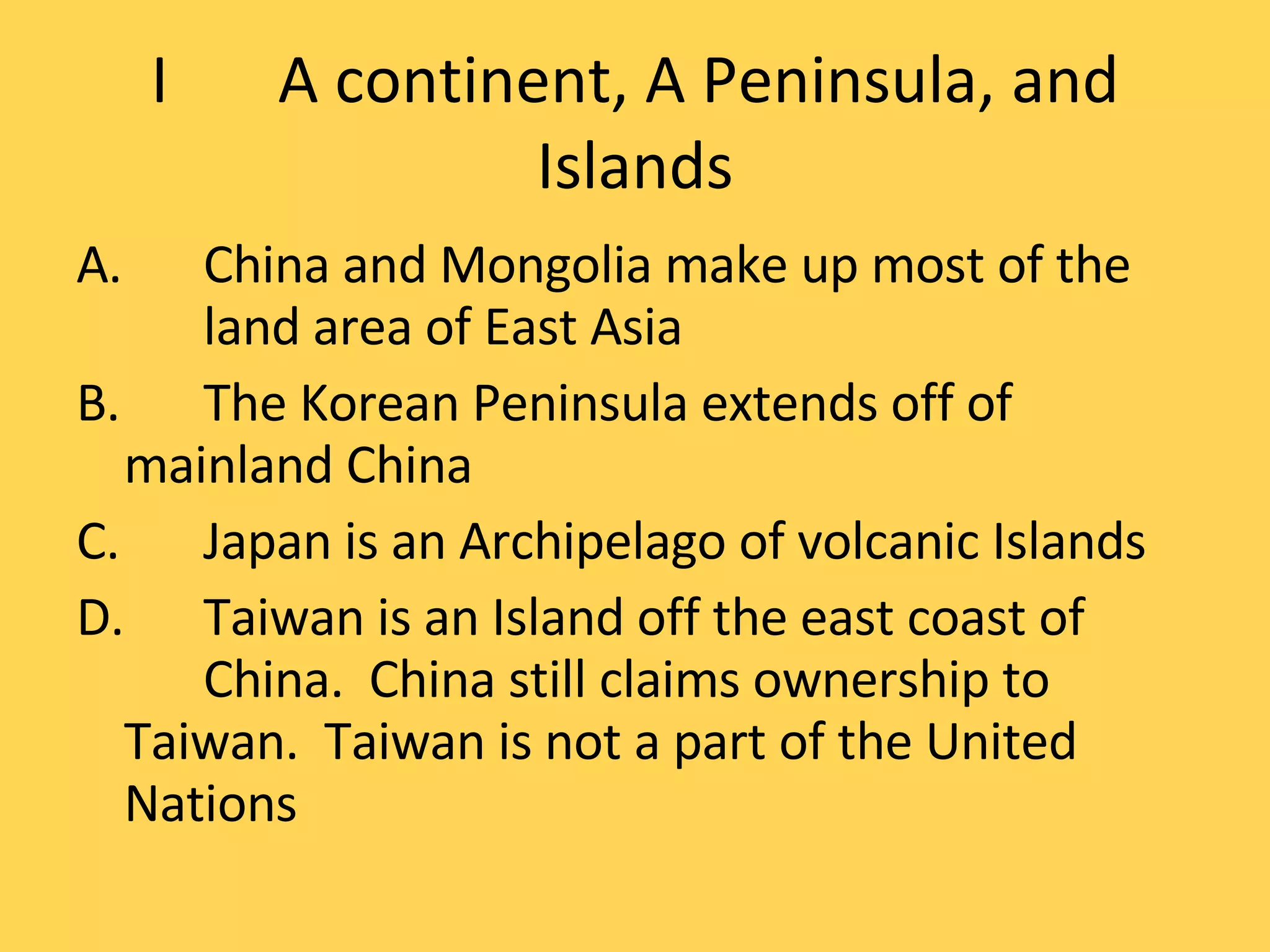 Landforms Of Asia | PPT