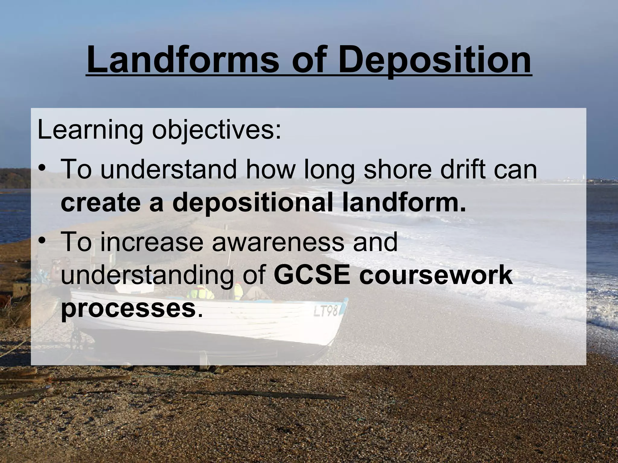Landforms Of Deposition Ap | PPT