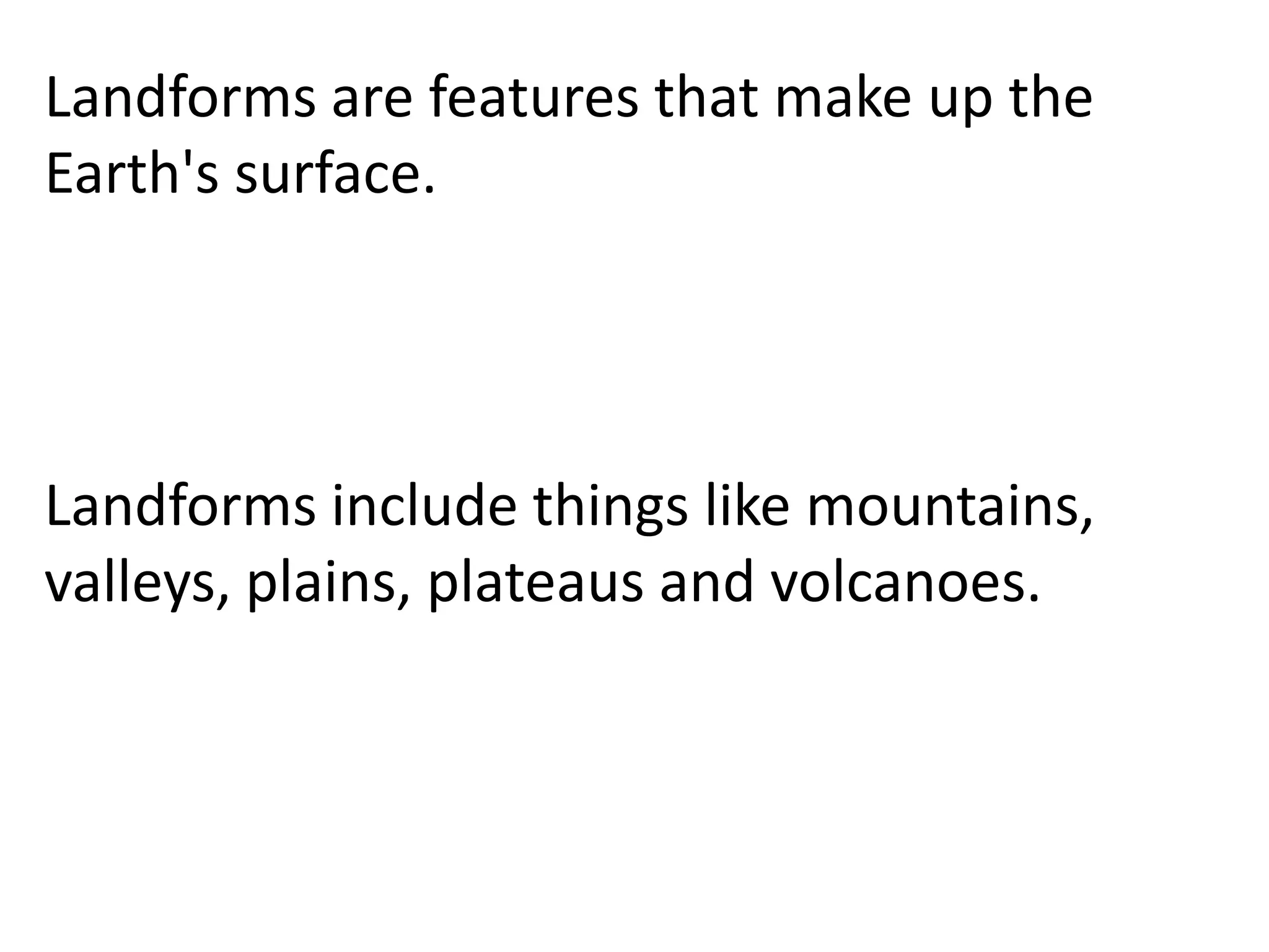Landforms..this land is our land (Teach) | PPTX