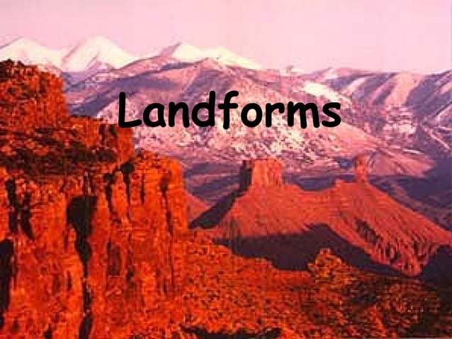 Landforms and Earth's Major Layers Explained | PPT