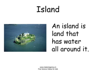 Landforms for Kids - www.makemegenius.in